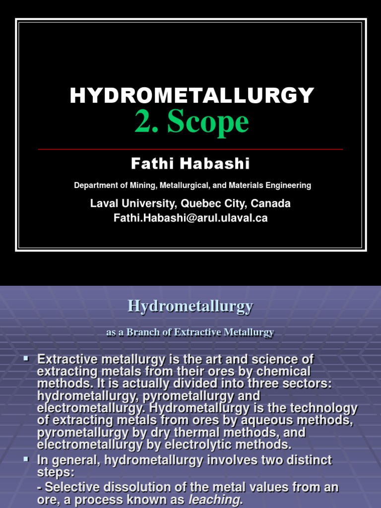 2 Scope | PDF | Industrial Processes | Chemical Elements