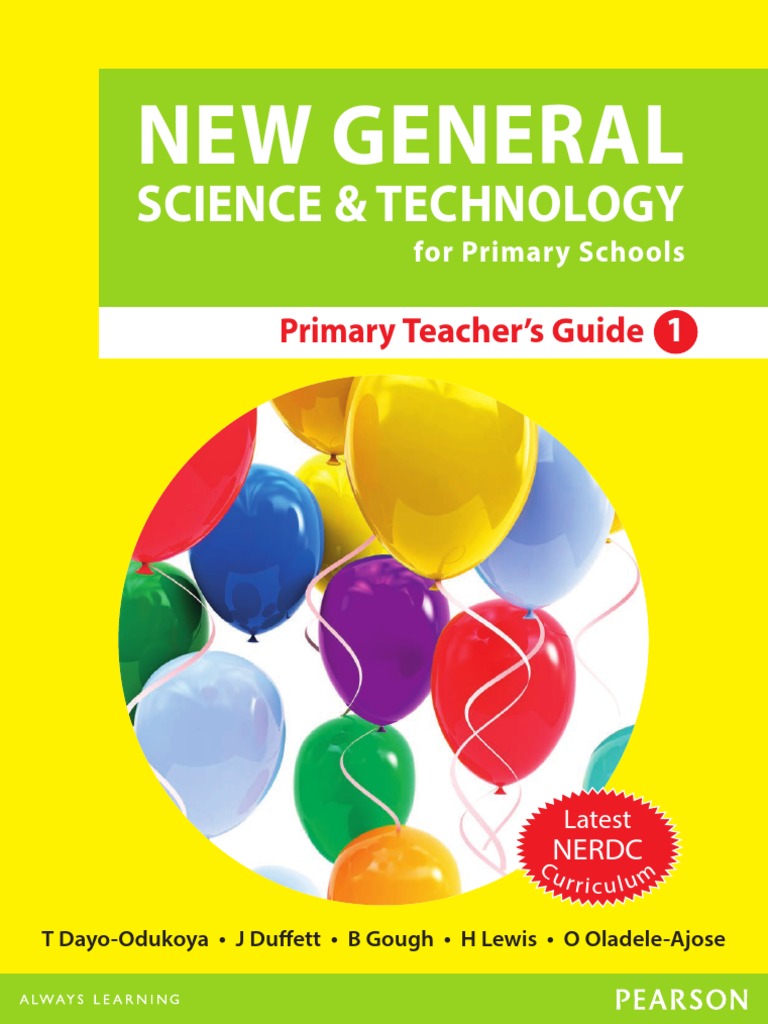 New General Science and Technology For Primary 1 Teacher's Guide Full ...