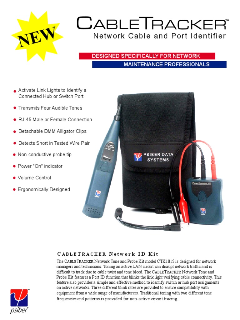 Able Racker: Network Cable and Port Identifier | PDF | Computer Network ...