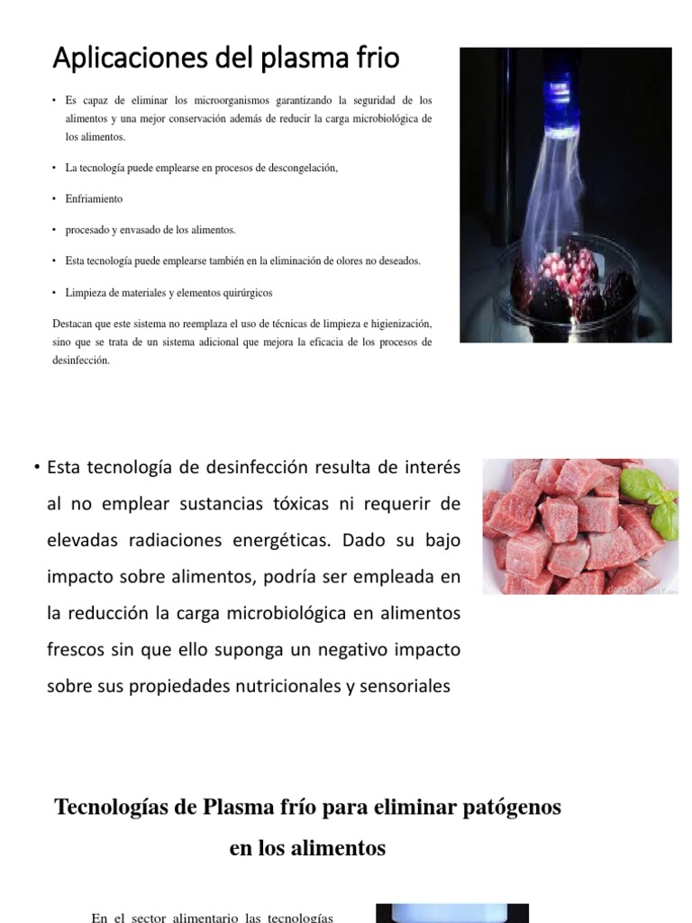 Aplicaciones Del Plasma Frio | PDF | Las bacterias | Esterilización ...