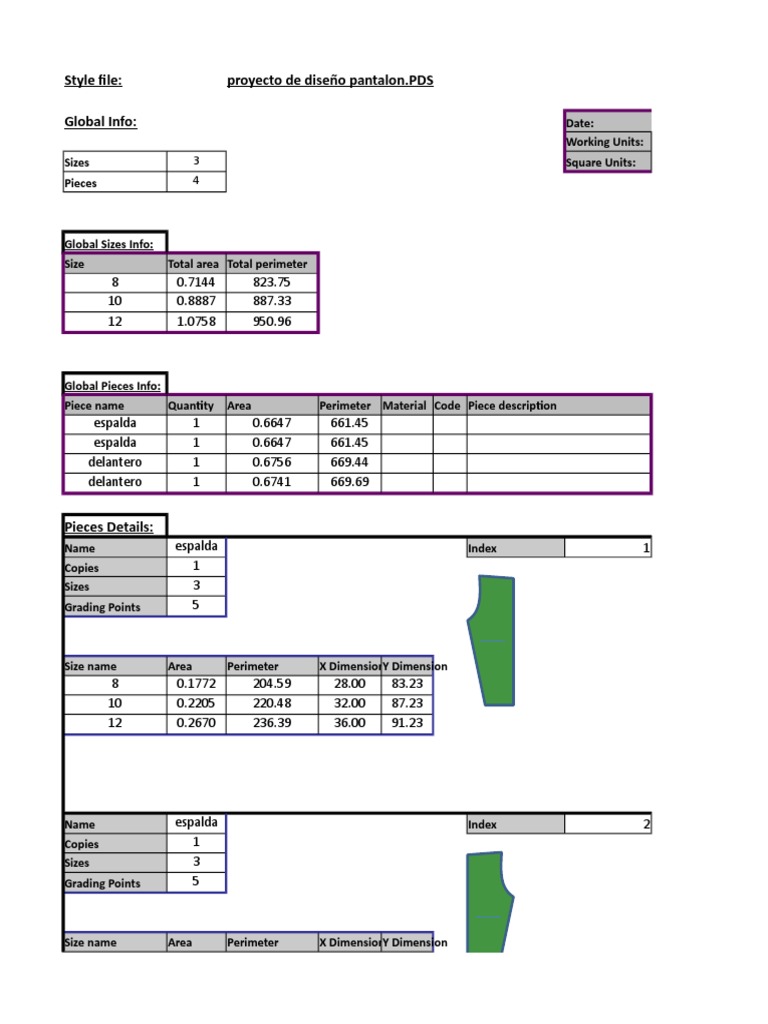 Proyecto de Diseño Pantalon | PDF | Teaching Methods & Materials | Technology & Engineering