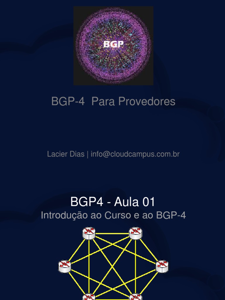 Aula CC BGP 01 | PDF | Roteamento | Protocolos de rede