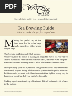 Tea Making Flowchart in 6 Steps | PDF