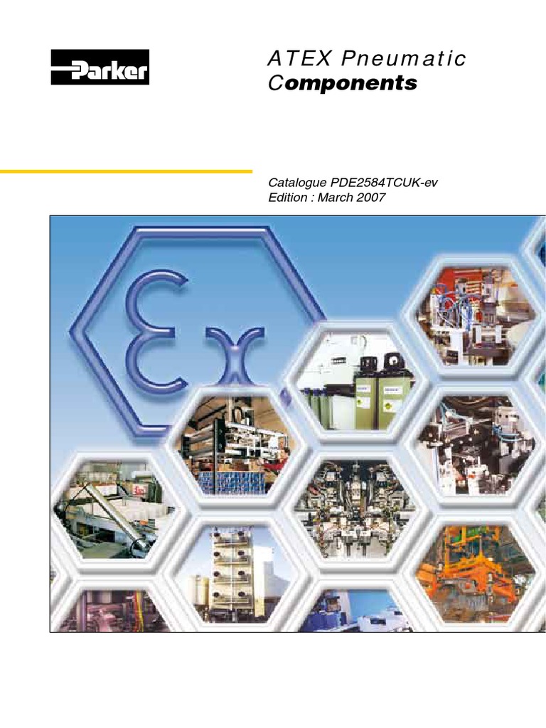 ATEX Certified Pneumatic Components Guide | PDF | Gases | Chemistry