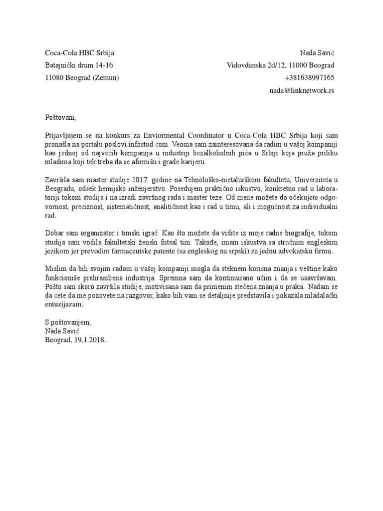 Propratno Pismo | PDF