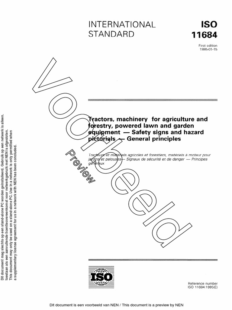 Iso 11684 | PDF | International Organization For Standardization | Hazards