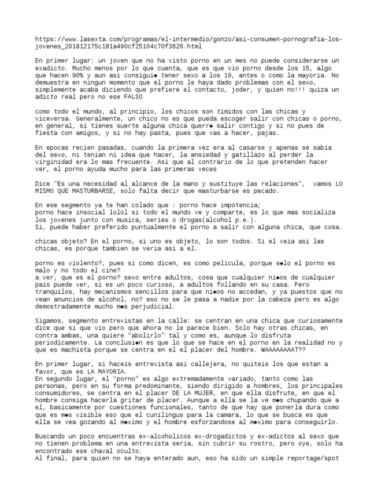 Porno Sex Ta Pdf La Sexualidad Humana Sexualidad