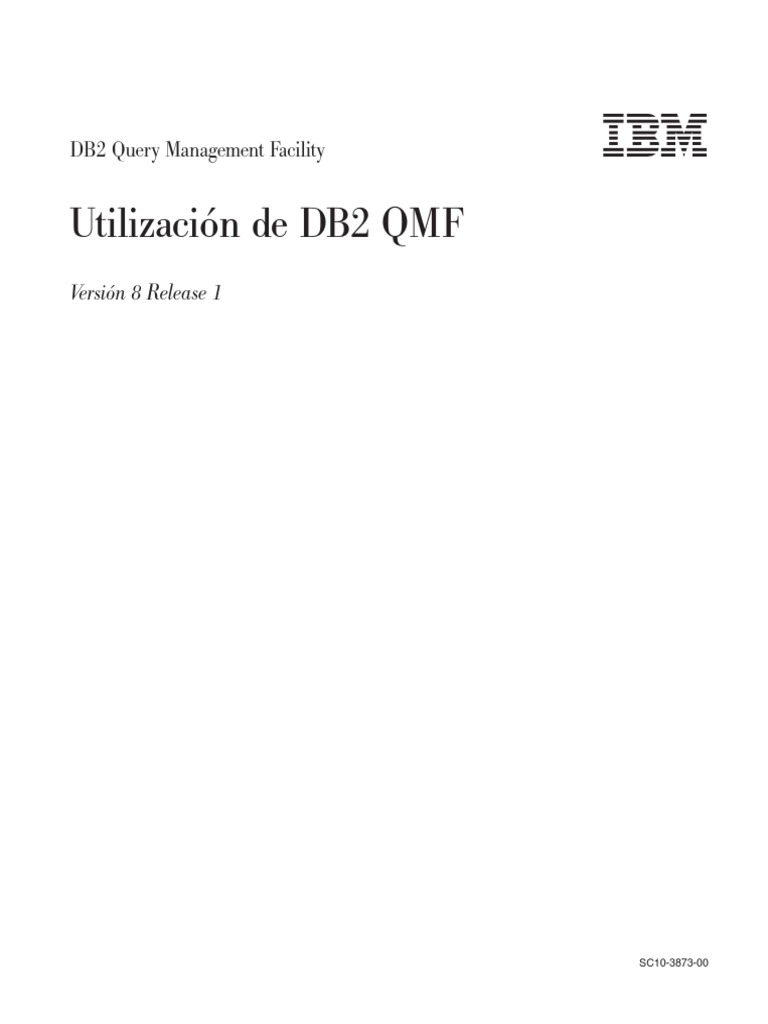 Manual QMF | PDF | SQL | Tabla (base de datos)