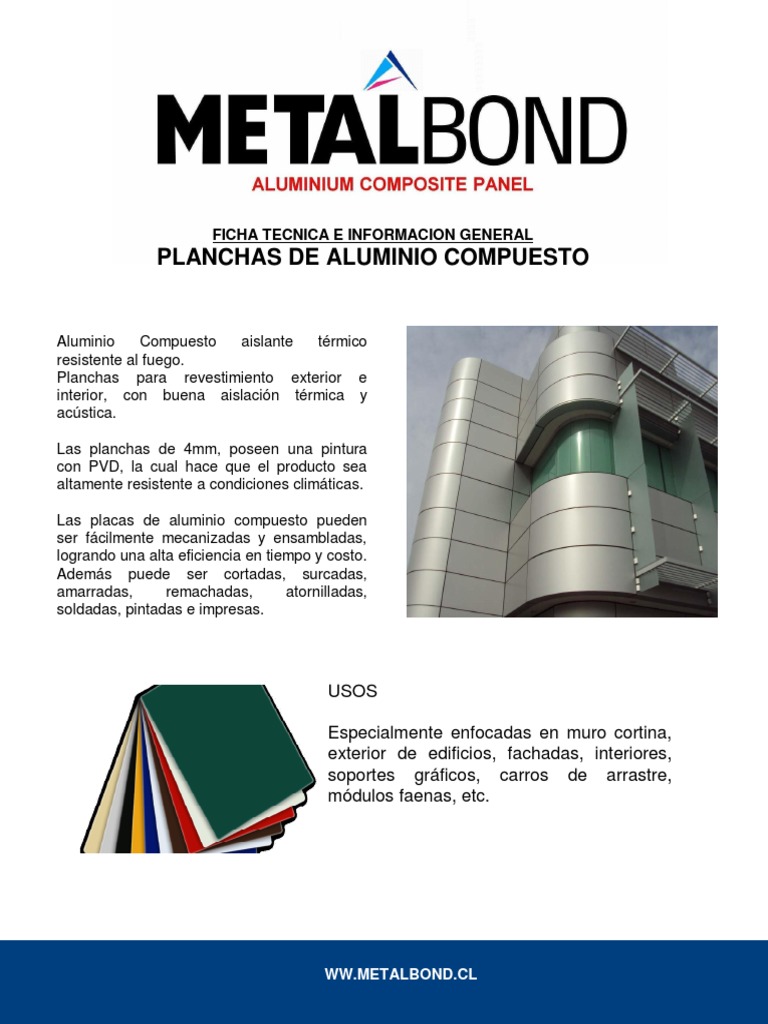 Ficha Tecnica | PDF | Aislamiento térmico | Aluminio