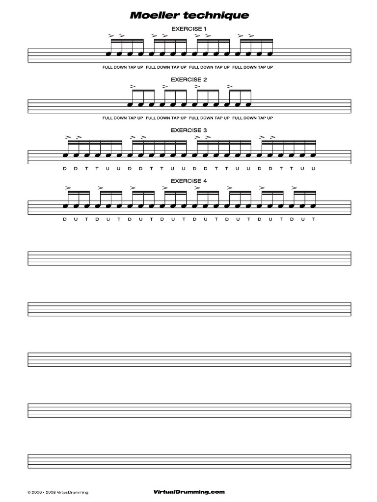 Moeller Technique PDF | PDF