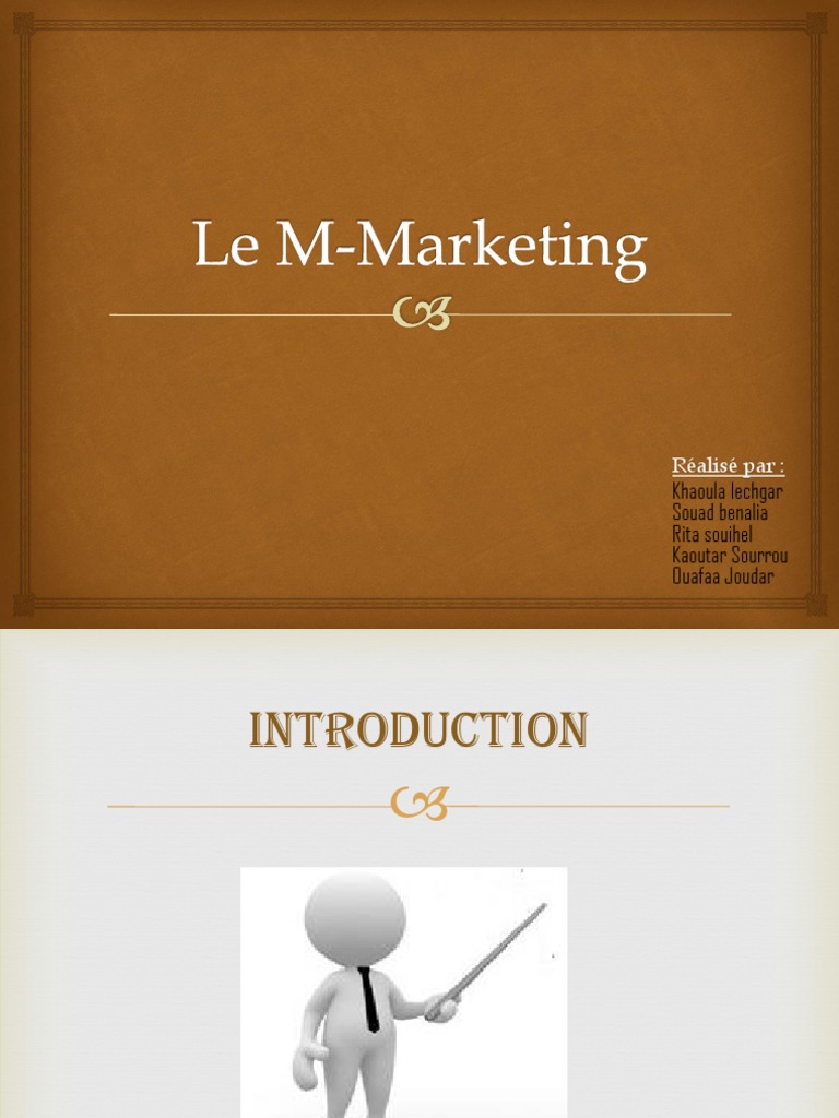 Le M Marketing | PDF | Marketing mobile | Commercialisation