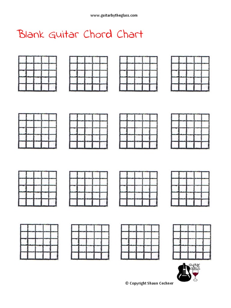 Blank Guitar Chord Chart | PDF