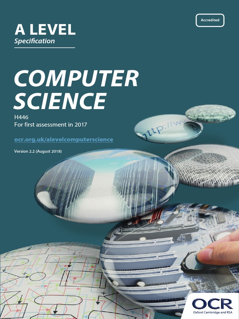 Specification Accredited A Level Gce Computer Science h446 | PDF | Central Processing Unit ...