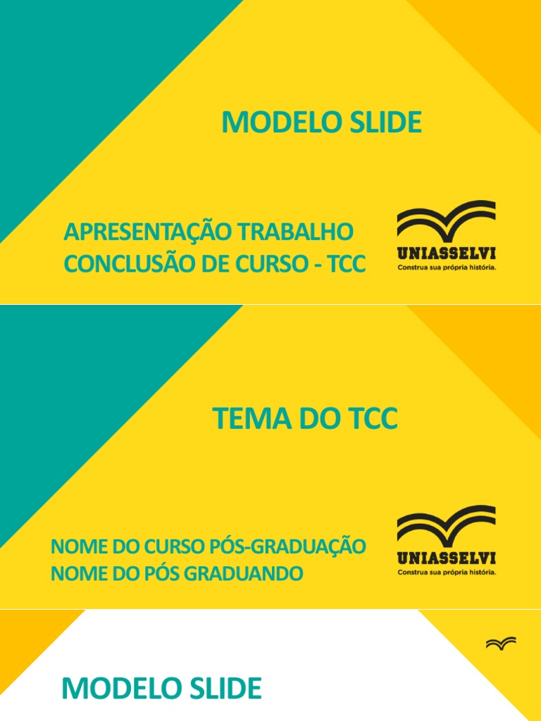Modelo Slide Apresentacao TCC | PDF