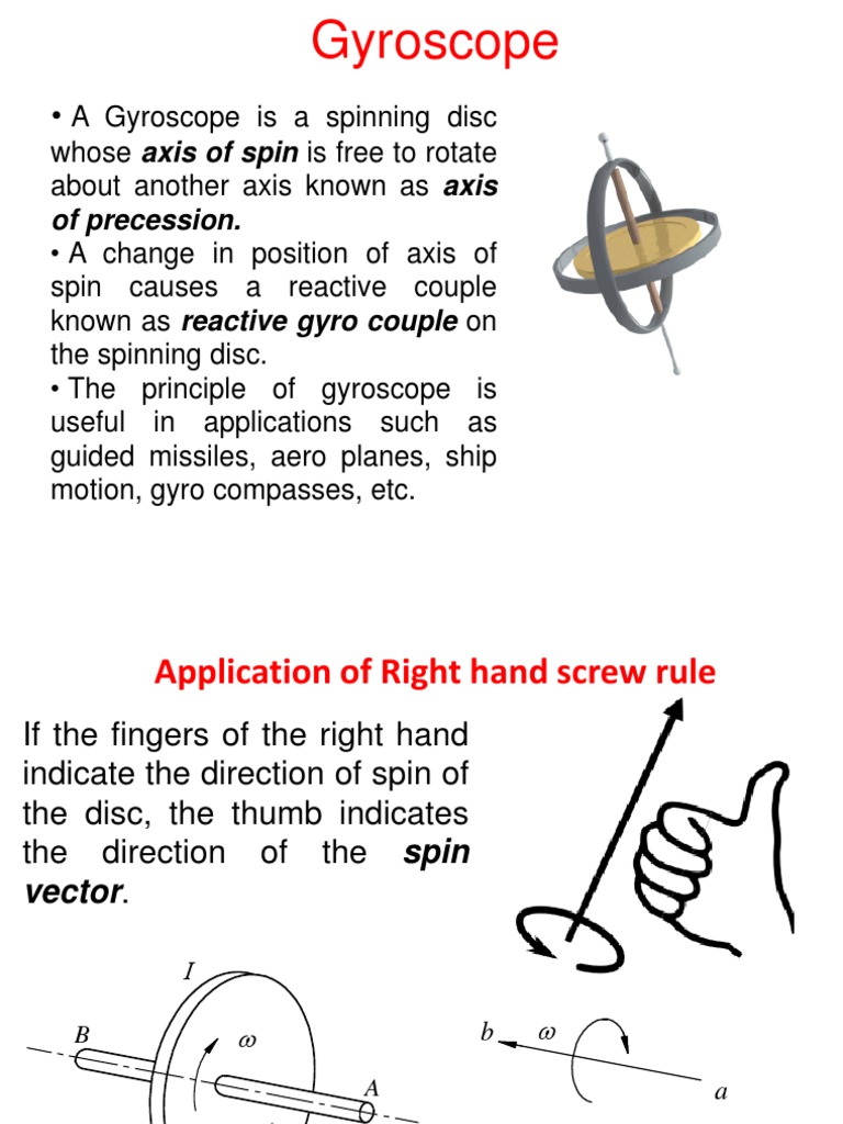 1.gyroscope Updated | PDF | Rotation Around A Fixed Axis | Gyroscope