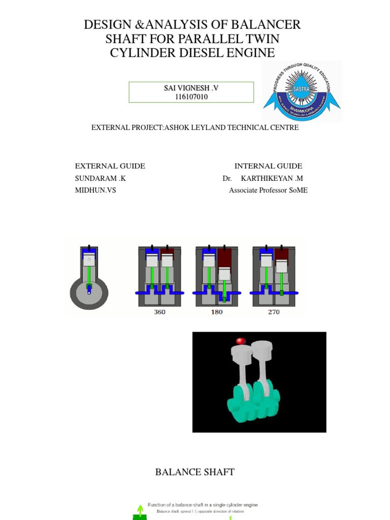 Balancer Shaft | PDF | Gear | Stress (Mechanics)