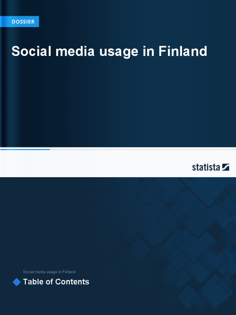 Social Media Usage in Finland | PDF | Social Media | Popular Culture ...
