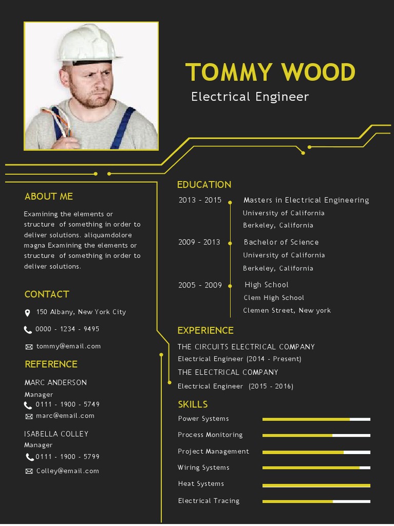 Tommy Wood - Electrical Engineer Profile | PDF