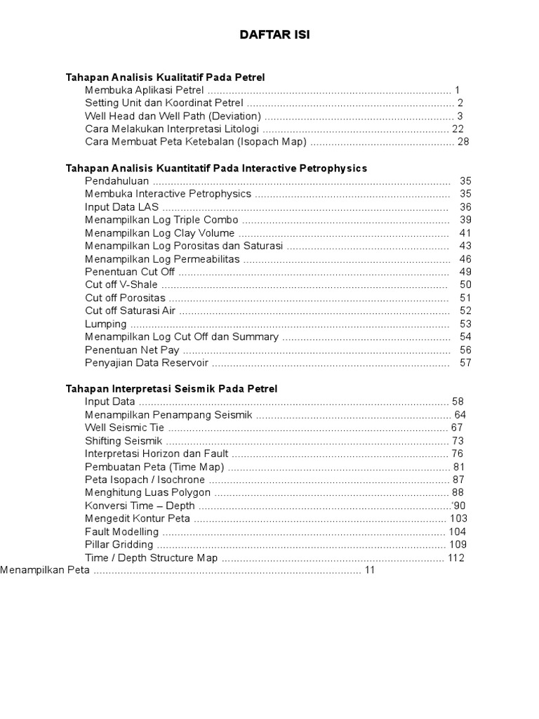 Tutorial Petrel Dan IP | PDF