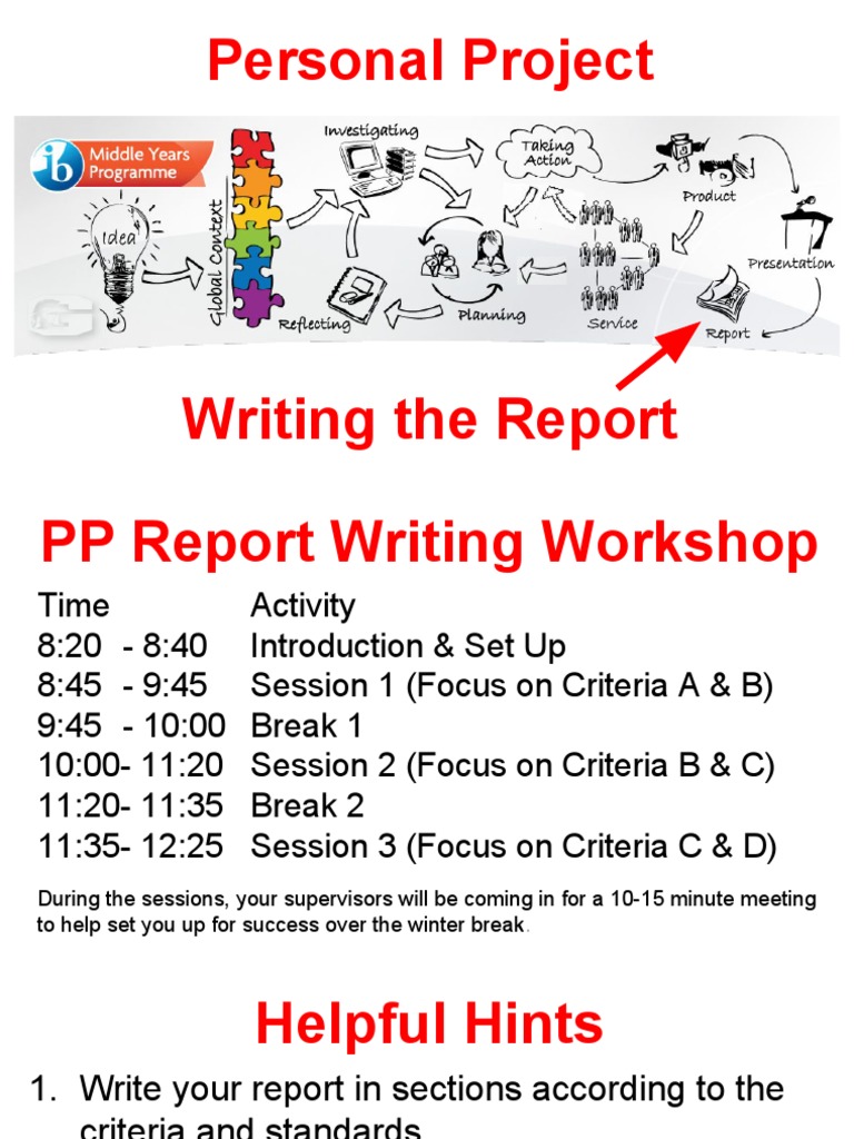 PP Report Writing Workshop (14.12.2018) | PDF | Goal | Learning