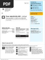 British Gas Example Bill | PDF | Invoice | Cheque