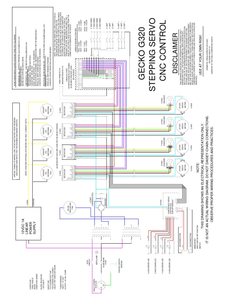 Gecko G320 Wiring | PDF | Rectifier | Electrical Components