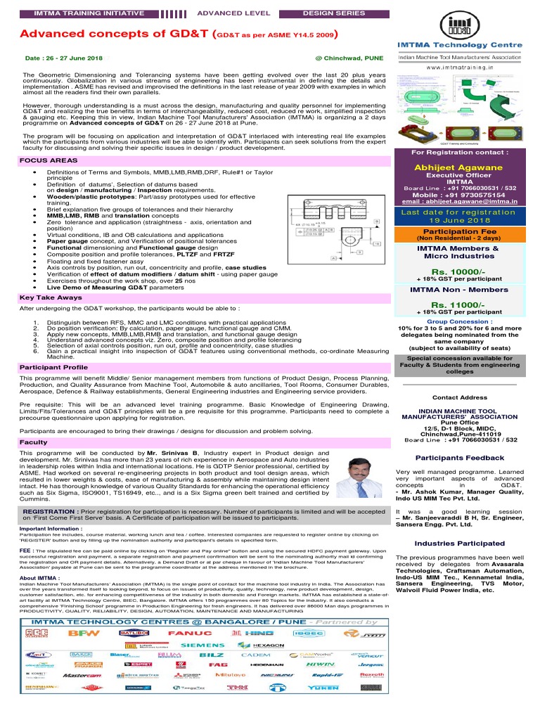 Advanced Concepts of GD&T PDF | PDF | Engineering | Business