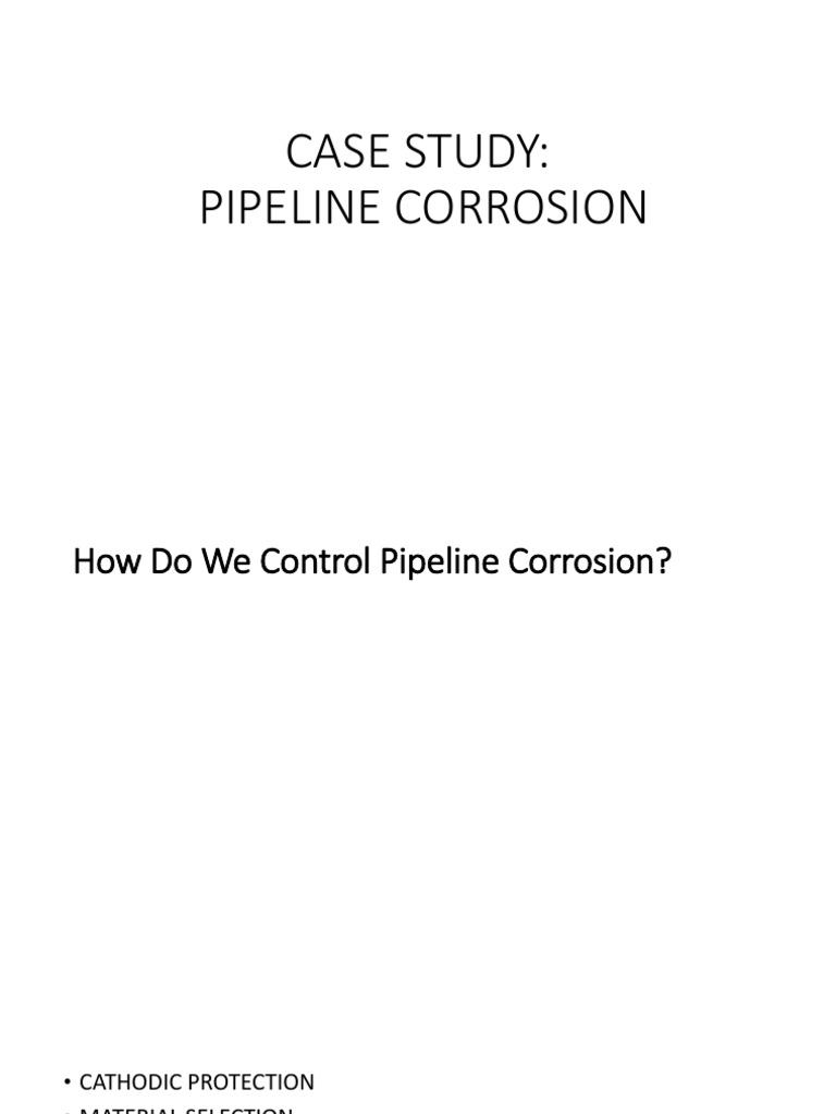 Case Study-Corrosion Protection | PDF | Anode | Corrosion