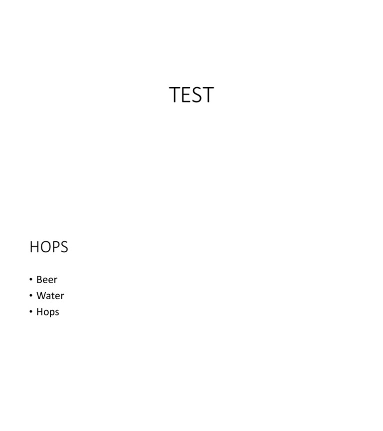 Hops | PDF