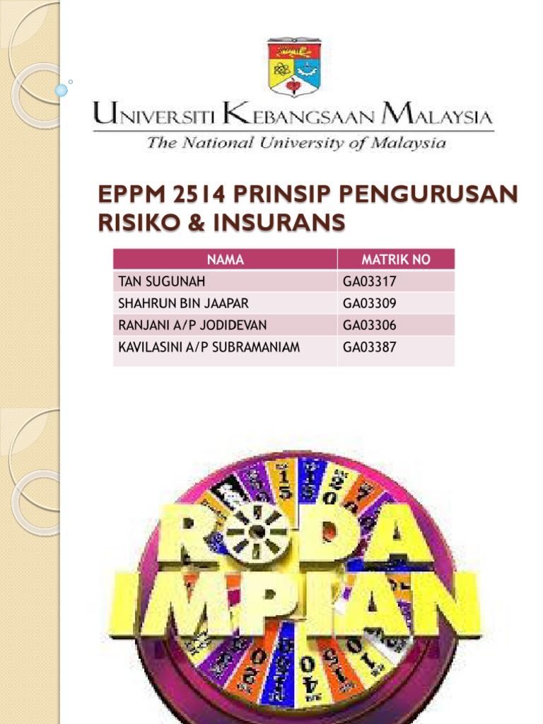 Eppm 2514 Prinsip Pengurusan Risiko & Insurans | PDF