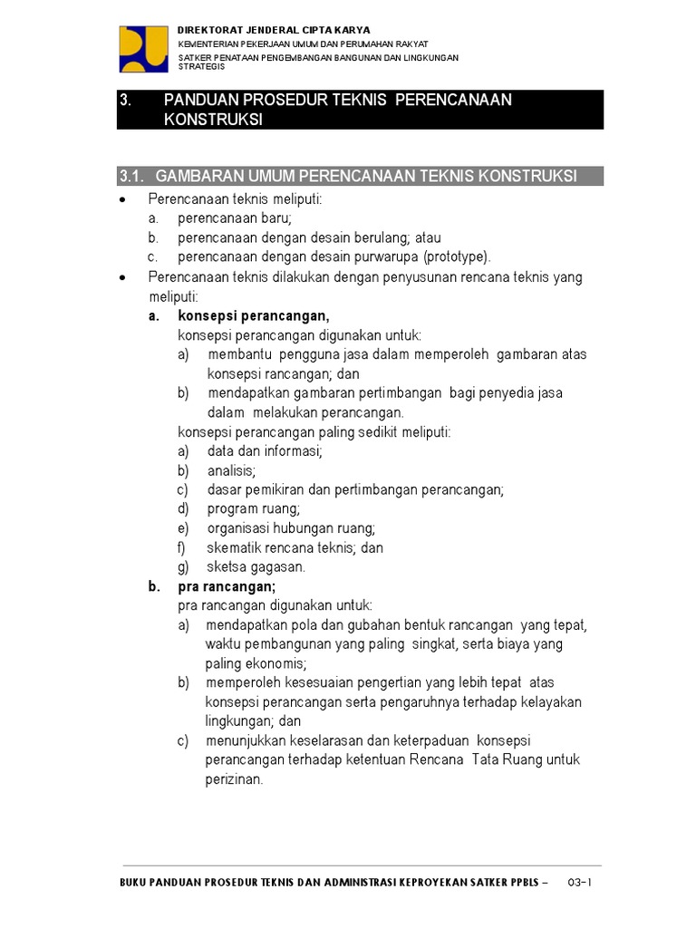 Sop Perencanaan Bantek Draft v1 PDF | PDF | Seni | Teknologi & Rekayasa