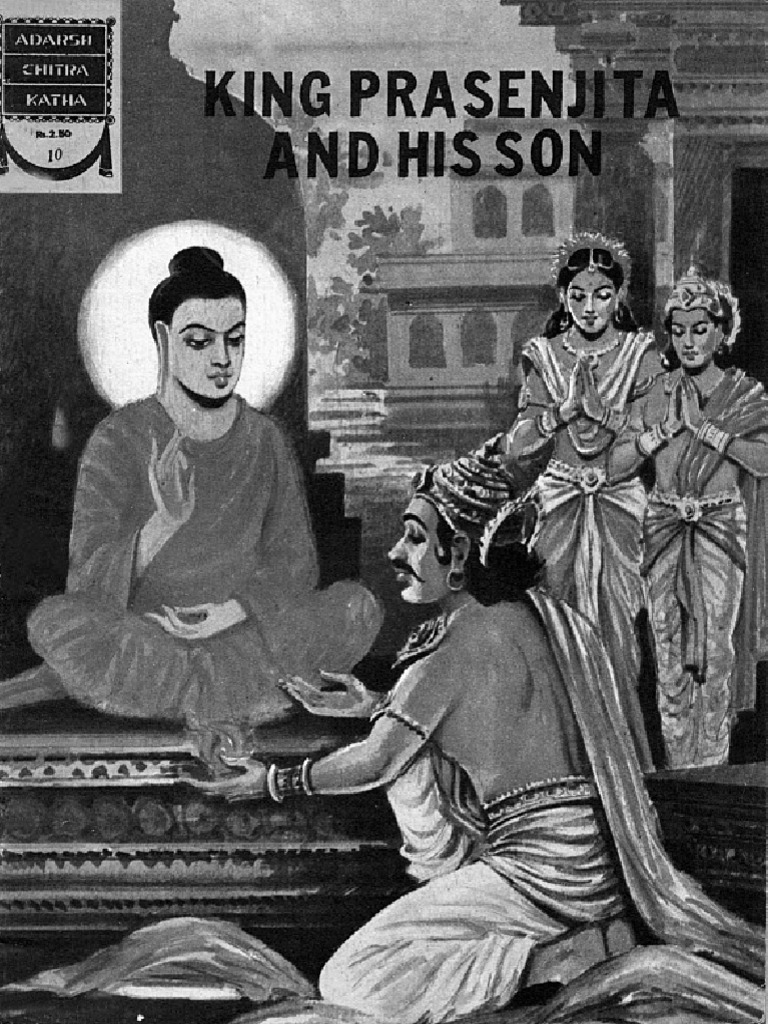 Adarsh Chitra Katha # 010 - King Prasenjita & Amp His Son | PDF
