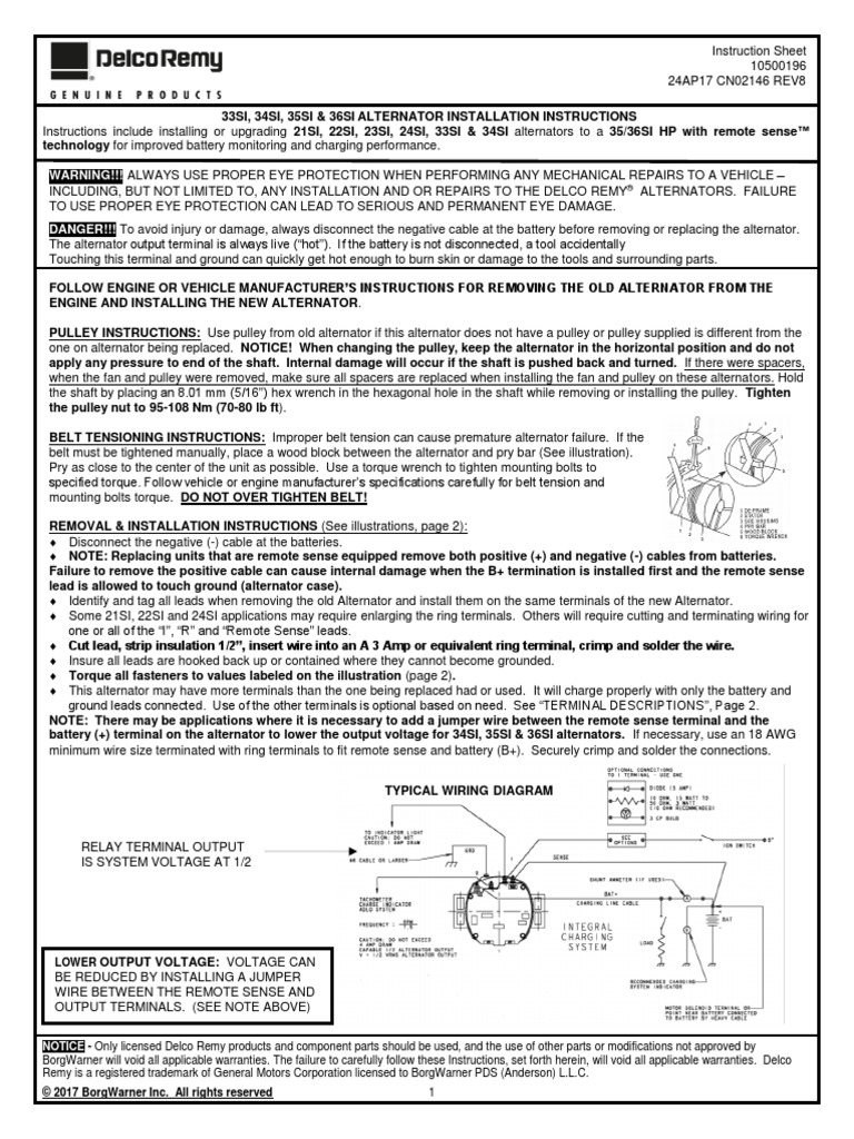 Delco Remy Starter Solenoid R Terminal Wiring Diagram - Database ...