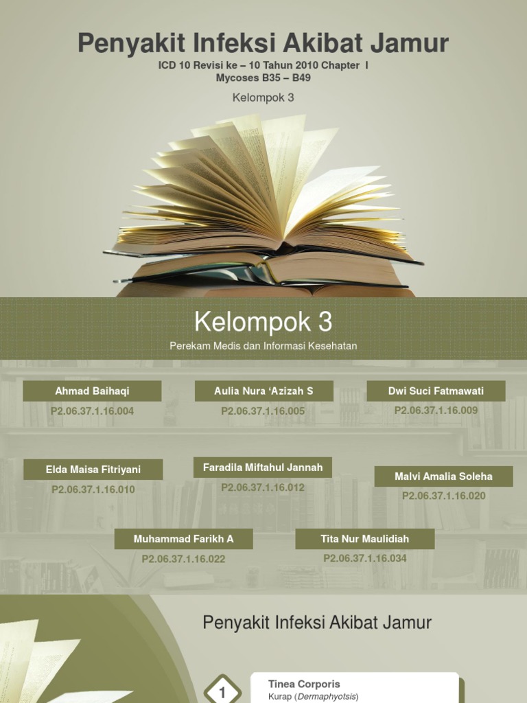 Klasifikasi Penyakit Infeksi Akibat Jamur | PDF