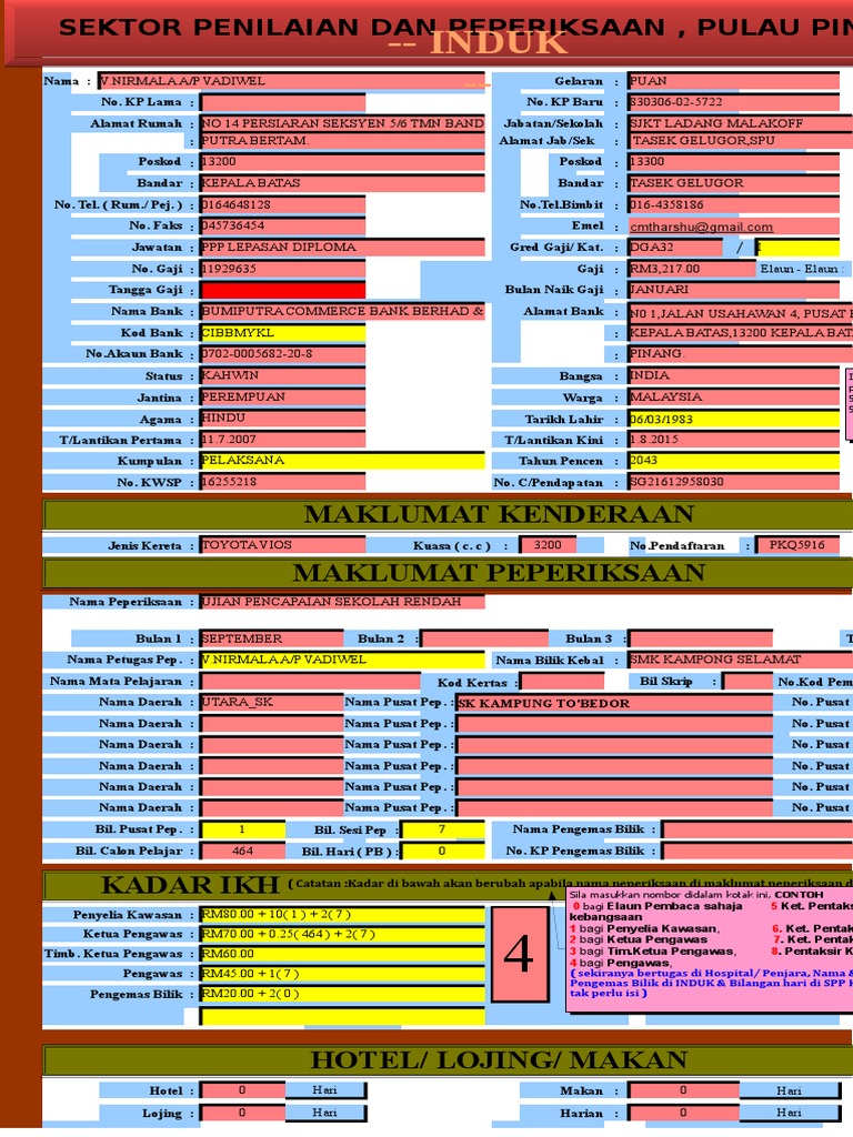 Borang TNT | PDF