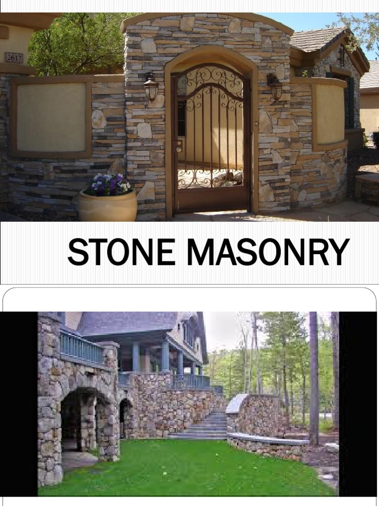 Stone Masonry | PDF | Masonry | Mortar (Masonry)