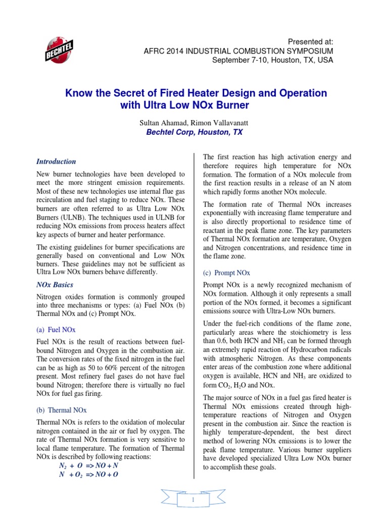 Nox Control | PDF | N Ox | Combustion
