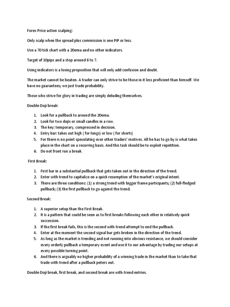 Fx-Price-Act Scalp - Bob-Volman PDF | PDF