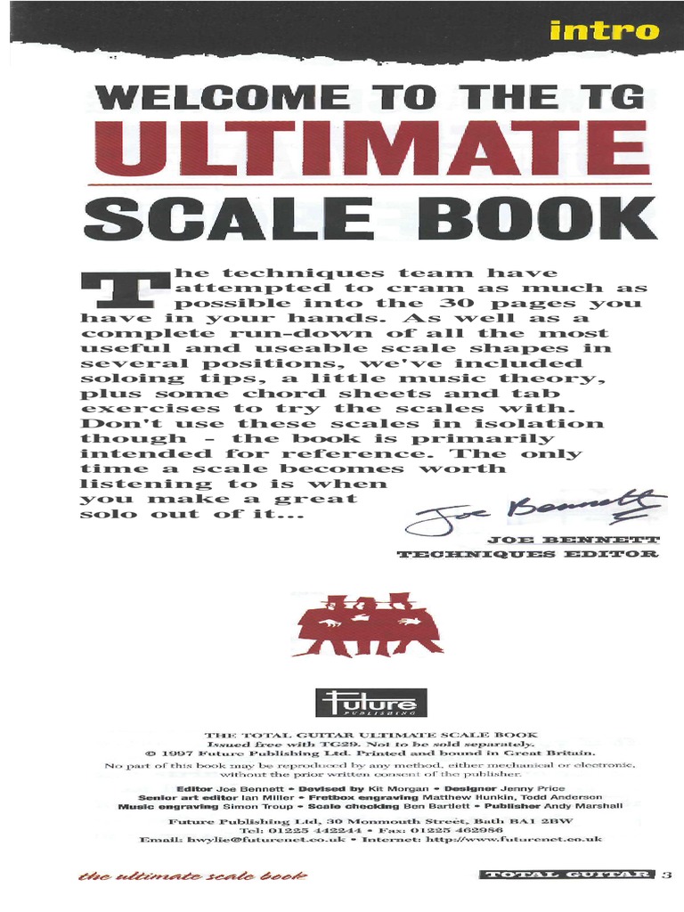 The Ultimate Scale Book PDF | PDF | Minor Scale | Mode (Music)