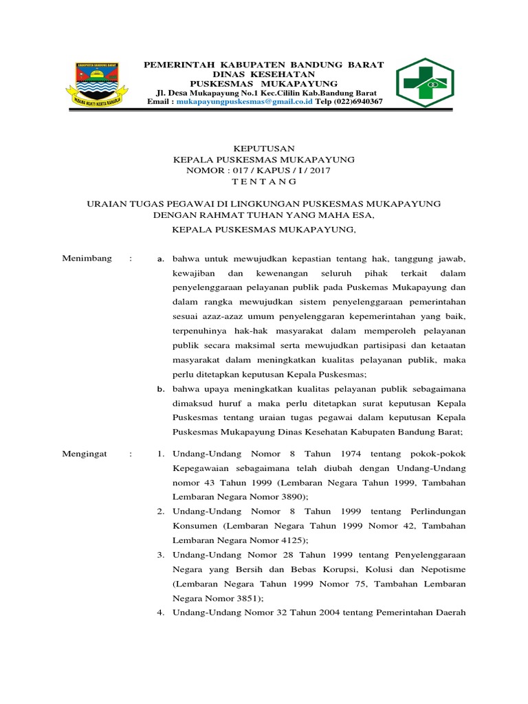 Uraian Tugas Baru | PDF | Pengembangan Diri | Kesehatan Holistik