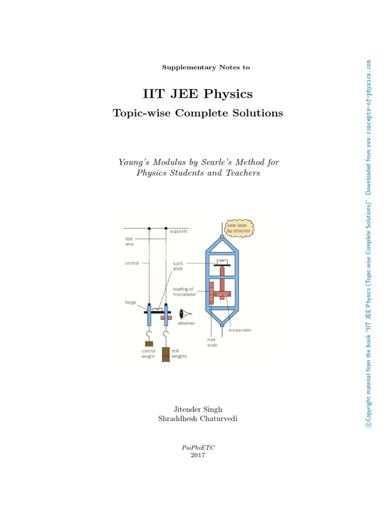Searle Method | PDF | Deformation (Engineering) | Elasticity (Physics)