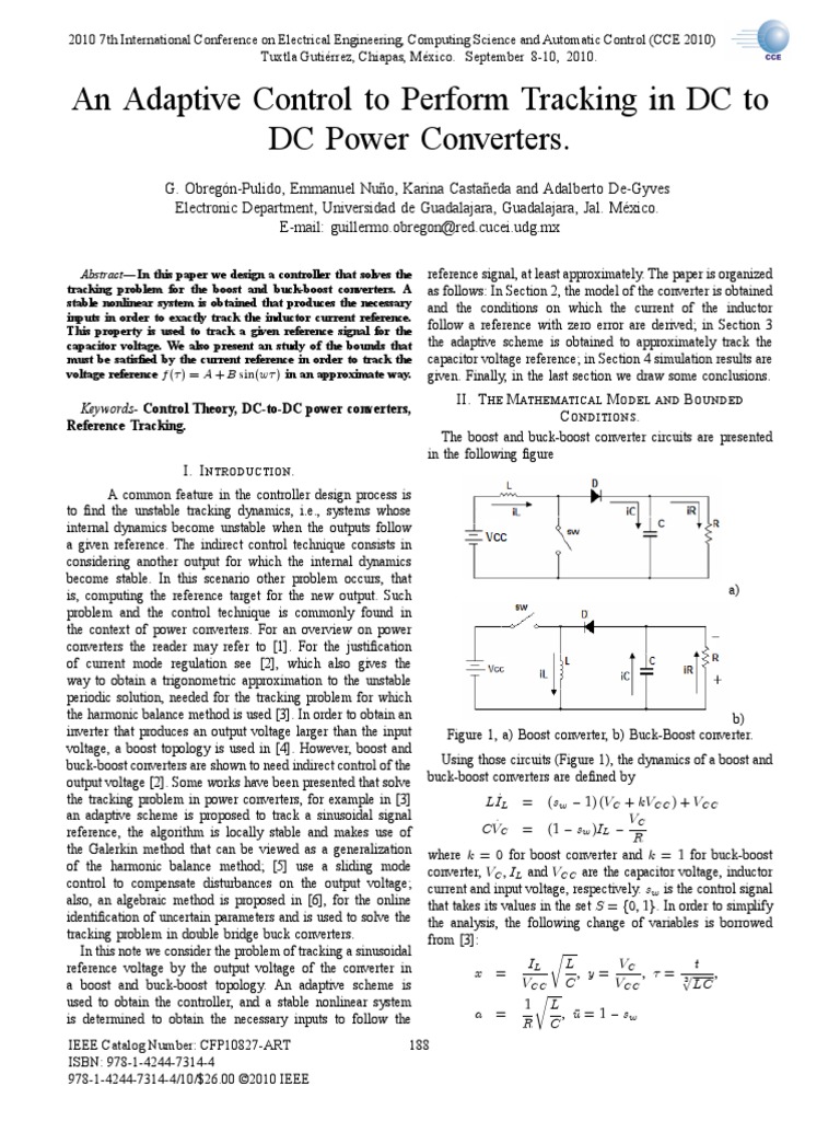 An Adaptive Control | PDF | Control Theory | Force