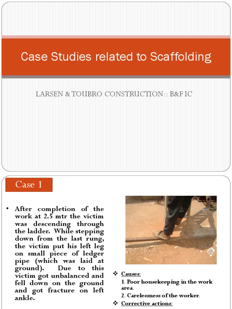 Case Studies Related To Scaffolding PDF | PDF | Scaffolding | Nature