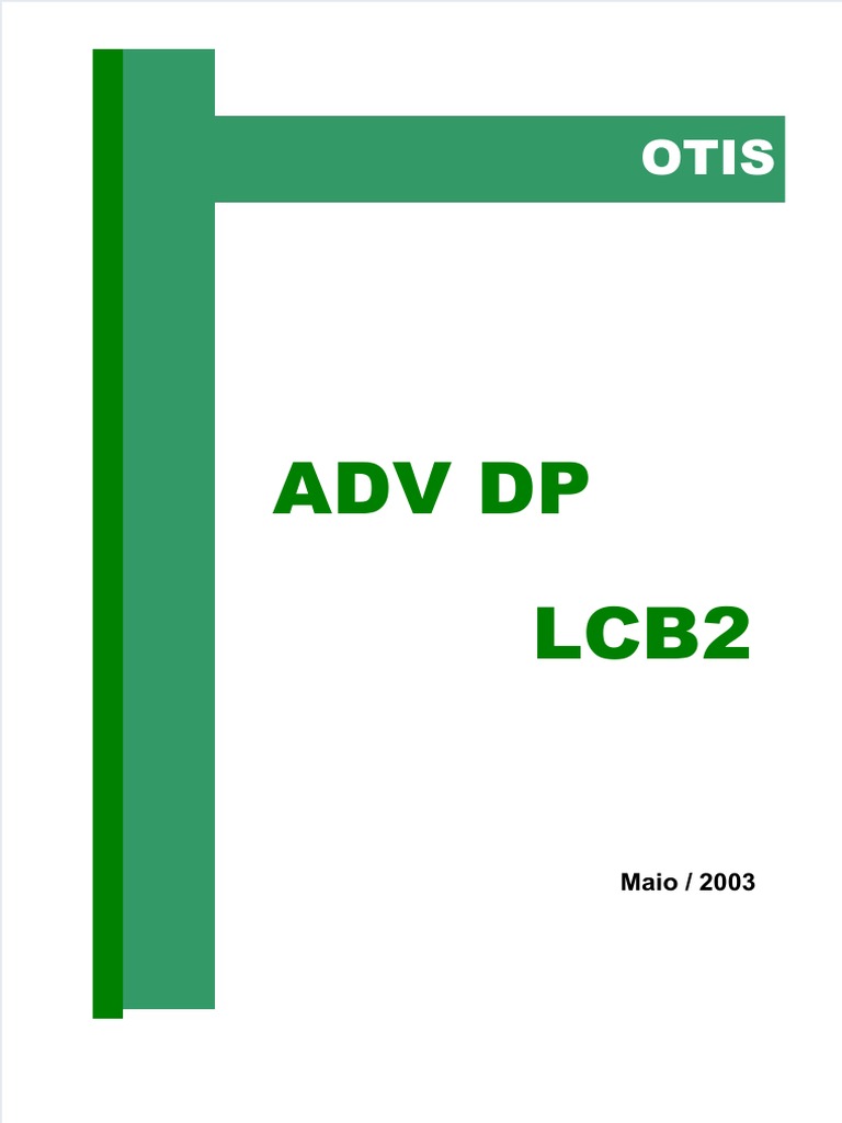 Adv DP LcbII Otis | PDF | Relé | Rede elétrica