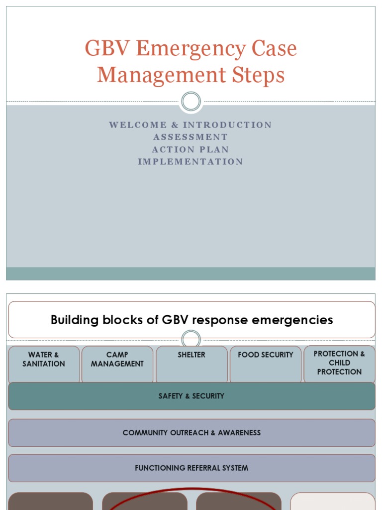 GBV Emergency Case Management Guide | PDF | Consent | Nonverbal ...