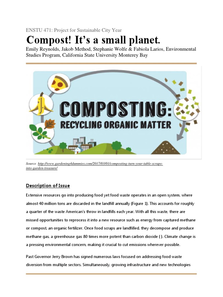 Composting Final Group Paper | PDF | Survey Methodology | Recycling