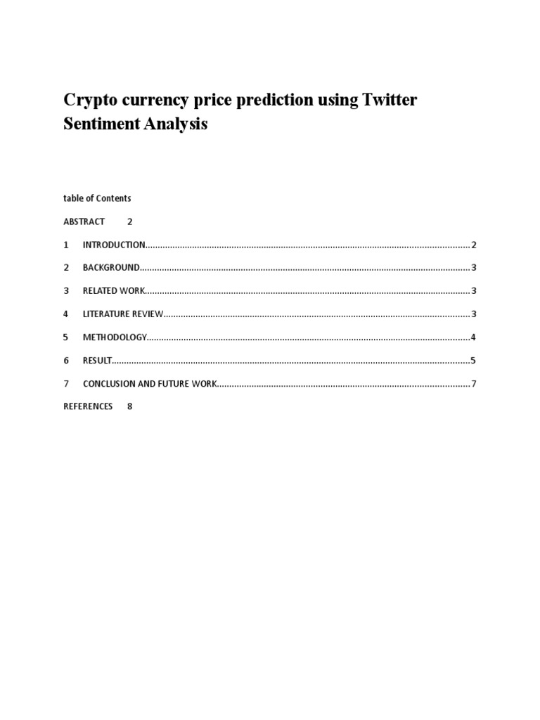 Cryptocurrency Prediction | PDF | Cryptocurrency | Areas Of Computer Science