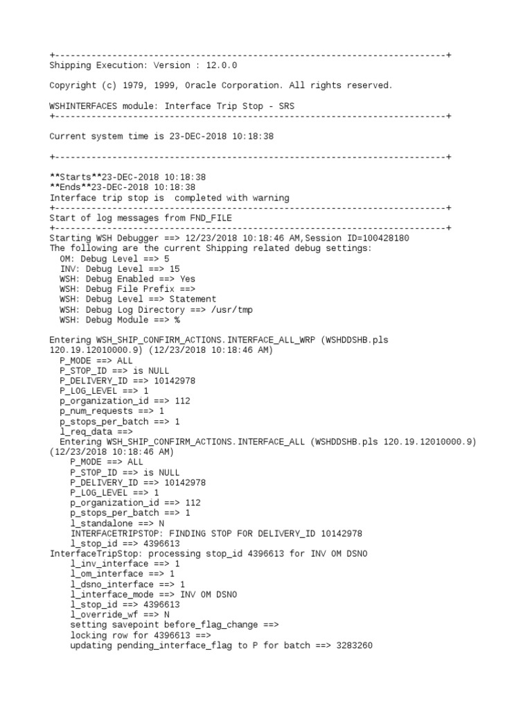 Interface Trip Stop SRS 231218 | PDF | Software Development | Computer Data