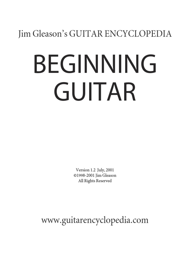 Beginning Guitar | PDF | Rhythm | Chord (Music)