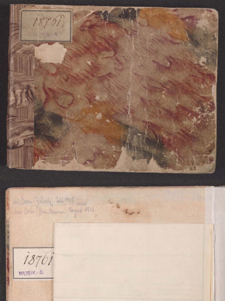 A-Wn MusHs 18761 Digital Copy of The Baroque Lute Manuscript From ...